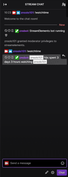 How To Set Up WatchTime Command Using Stream Elements (Answered)